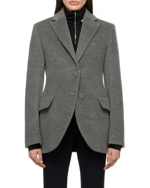 JIL SANDER Long-sleeved Knitted Top With Half-zip - Black