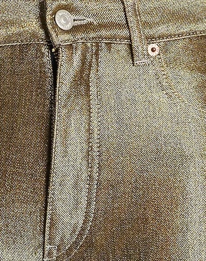 MAISON MARGIELA Straight-leg Metallic Jeans