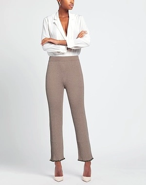 MAISON MARGIELA Ribbed Knit Flared Trousers