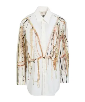 MAISON MARGIELA Multicolor Long Sleeve Shirt - White
