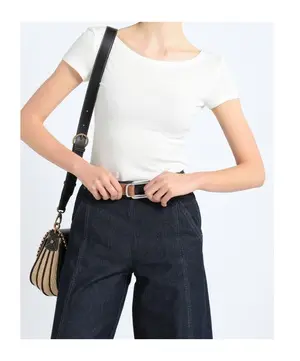 MAXCO. Short Sleeve Boat Neck T-shirt