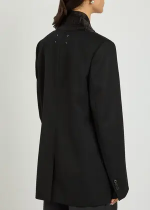 MAISON MARGIELA Wool Polka Dot Coat