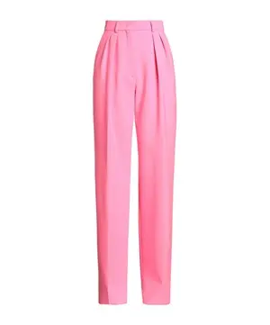 Sportmax High-waisted Cropped Slim-fit Tailored Trousers - Pink