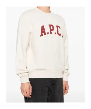 A.p.c. Logo Printed Crewneck Sweatshirt