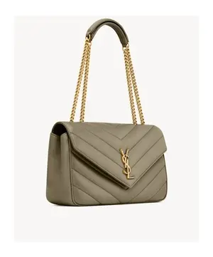 Saint Laurent Loulou Medium Quilted Lambskin Shoulder Bag