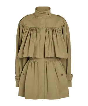 Chloé Casual Trench Coat - Green
