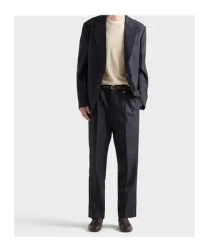 Prada Cotton And Silk Blend Trousers