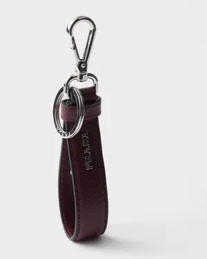 Prada Saffiano Leather Keychain
