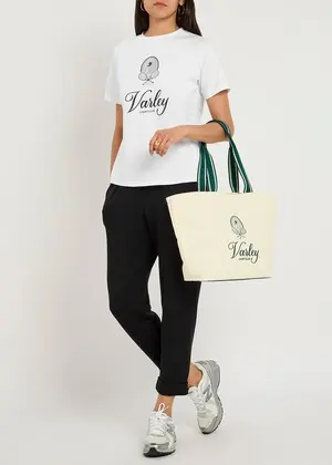Varley Front Printed Cotton T-shirt