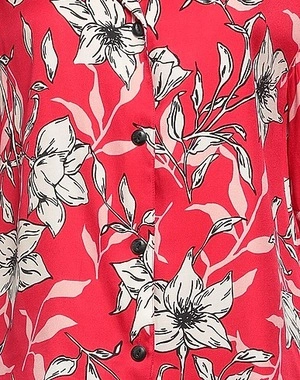Rag & Bone Short-sleeved Printed Satin Shirt