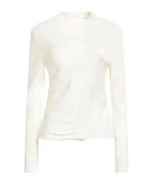 MAISON MARGIELA Solid Color Knitted Long Sleeve - White