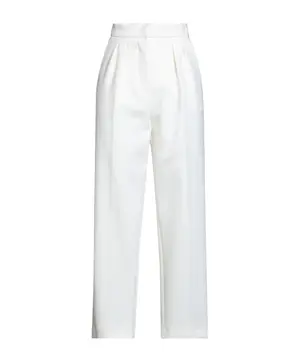 Max Mara Plain Colour Casual Trouser - White
