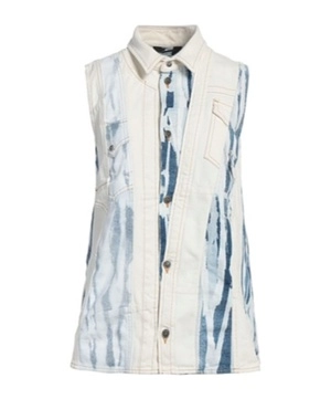 DIESEL® Sleeveless Denim Vest - White