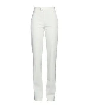 MAISON MARGIELA Minimalist Solid Color Straight-leg Pants - White