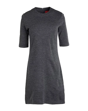 MAXCO. Max&co. Knitted Crewneck Short Sleeve Bodycon Dress