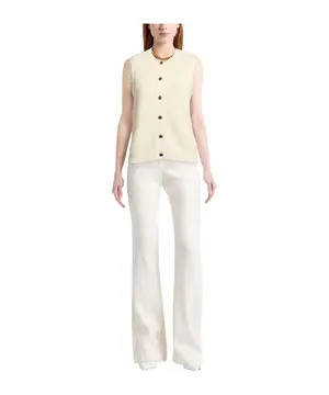 Rag & Bone Sleeveless Button-front Knit Jumper