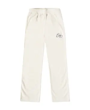 Casablanca Logo Embroidered Straight-leg Track Pants - White
