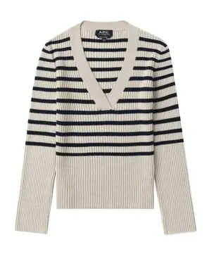 A.p.c. V Neck Sweaters For Women