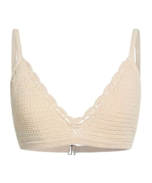 Rag & Bone Crochet Sleeveless Plunge Neck Top