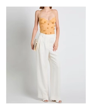 Jacquemus Sleeveless One-piece Dress With Thin Shoulder Strap