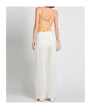 Jacquemus Sleeveless One-piece Dress With Thin Shoulder Strap