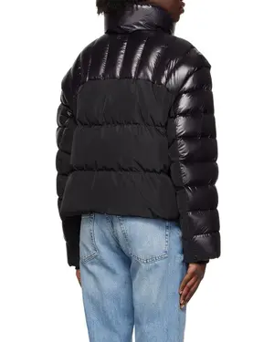 Mackage Vesna Down Jacket With Detachable Sleeves And Stand Collar