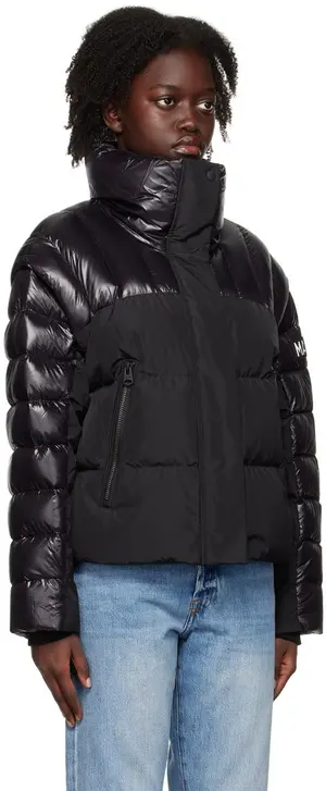 Mackage Vesna Down Jacket With Detachable Sleeves And Stand Collar