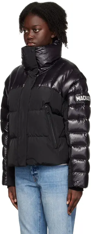 Mackage Vesna Down Jacket With Detachable Sleeves And Stand Collar
