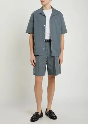 Givenchy Logo-appliquéd Checked Cotton Shirt