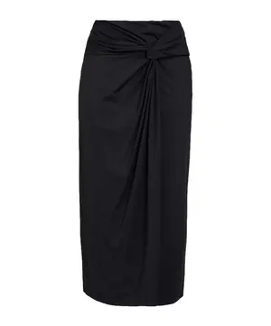 MAXCO. Max&co. Midi Skirt With Draped Detail