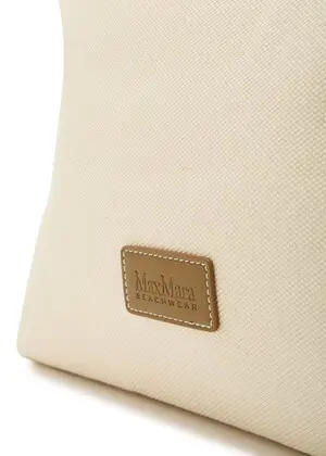Max Mara Logo-appliquéd Canvas Tote Bag