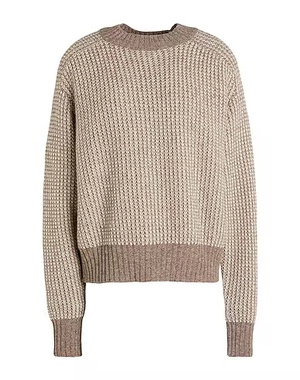 MAXCO. Lightweight Knit Sweater - Nude