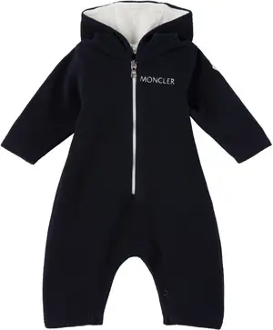 Moncler Hooded Teddy Bear Ear Baby Grow