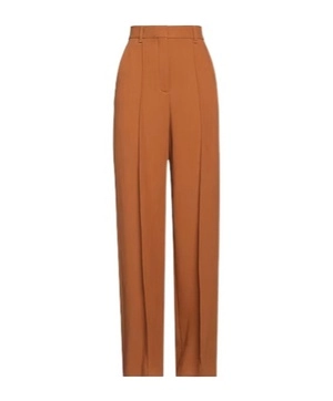Tory Burch Solid-color High-waisted Wide-leg Pants - Brown