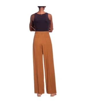Tory Burch Solid-color High-waisted Wide-leg Pants