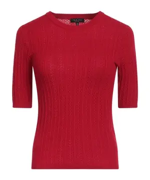 Rag & Bone Plain Colour Jumper - Red