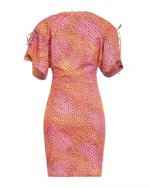 Isabel Marant Étoile Sheath Dress With Multicolour Pattern