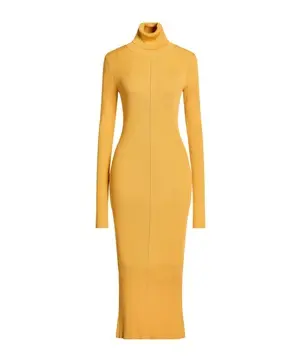 Marni Slim-fit Solid Color Dress - Yellow