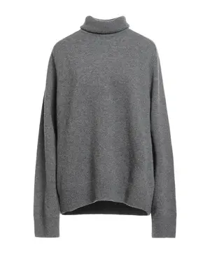 MAISON MARGIELA Wool Turtleneck Long Sleeve Knit Sweater - Gray