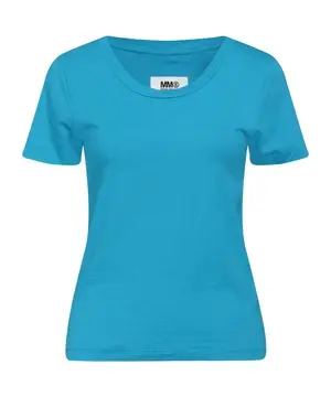 MAISON MARGIELA Solid Color Minimalist T-shirt - Green