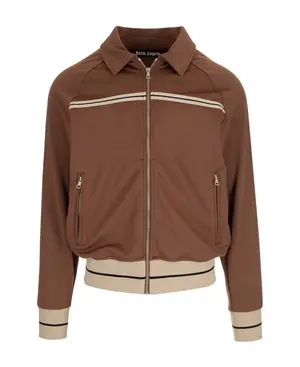 Palm Angels Mini Tape Zipped Track Jacket
