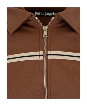 Palm Angels Mini Tape Zipped Track Jacket