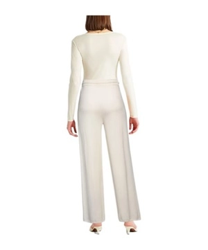 Max Mara High-waisted Loose Knit Wide-leg Trousers