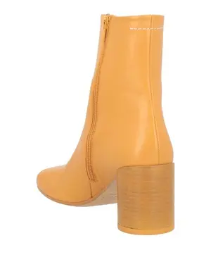 MAISON MARGIELA Square-toe Leather Ankle Boots