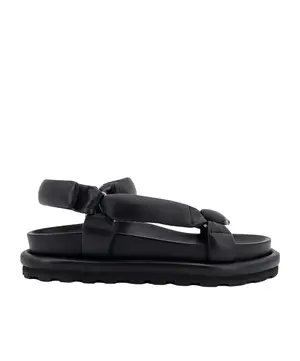 JIL SANDER Padded Ankle Strap Sandals