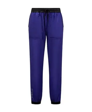 Moncler Drawstring Straight Leg Trousers - Cobalt Blue