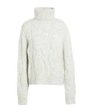 MAXCO. MAX&Co. Cable-Knit Turtleneck Sweater