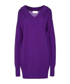 Sportmax Long-sleeved V-neck Knitwear