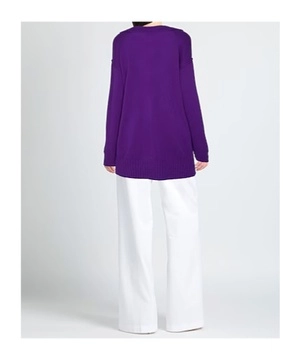 Sportmax Long-sleeved V-neck Knitwear