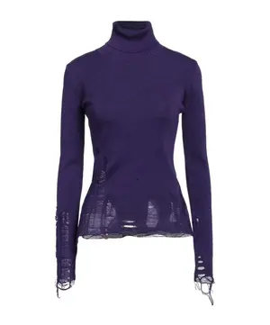 MAISON MARGIELA Solid Color Lightweight Sweater - Blue